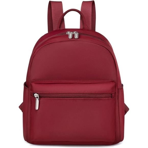 Bags | Mini Backpack Purse Small Cute Fashion Backpack Wine Red | Poshmark